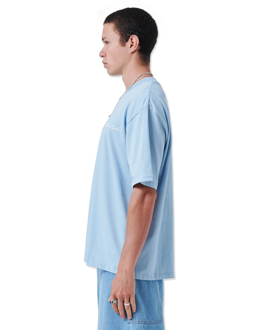 Barney Cools Logo Tee - Sky – Wally